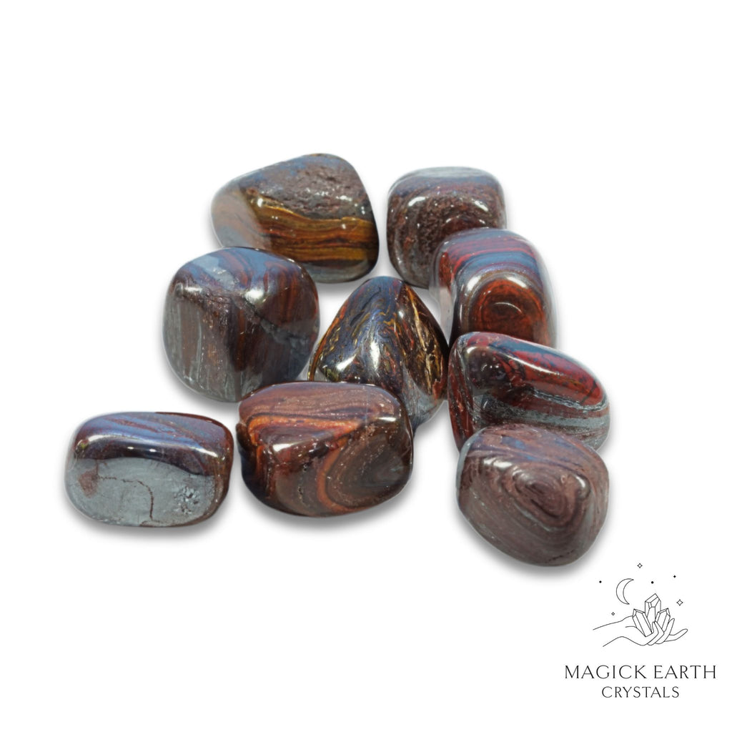 Empowered Endurance – Tiger Iron Tumbled Stones – Magick Earth Crystals ...